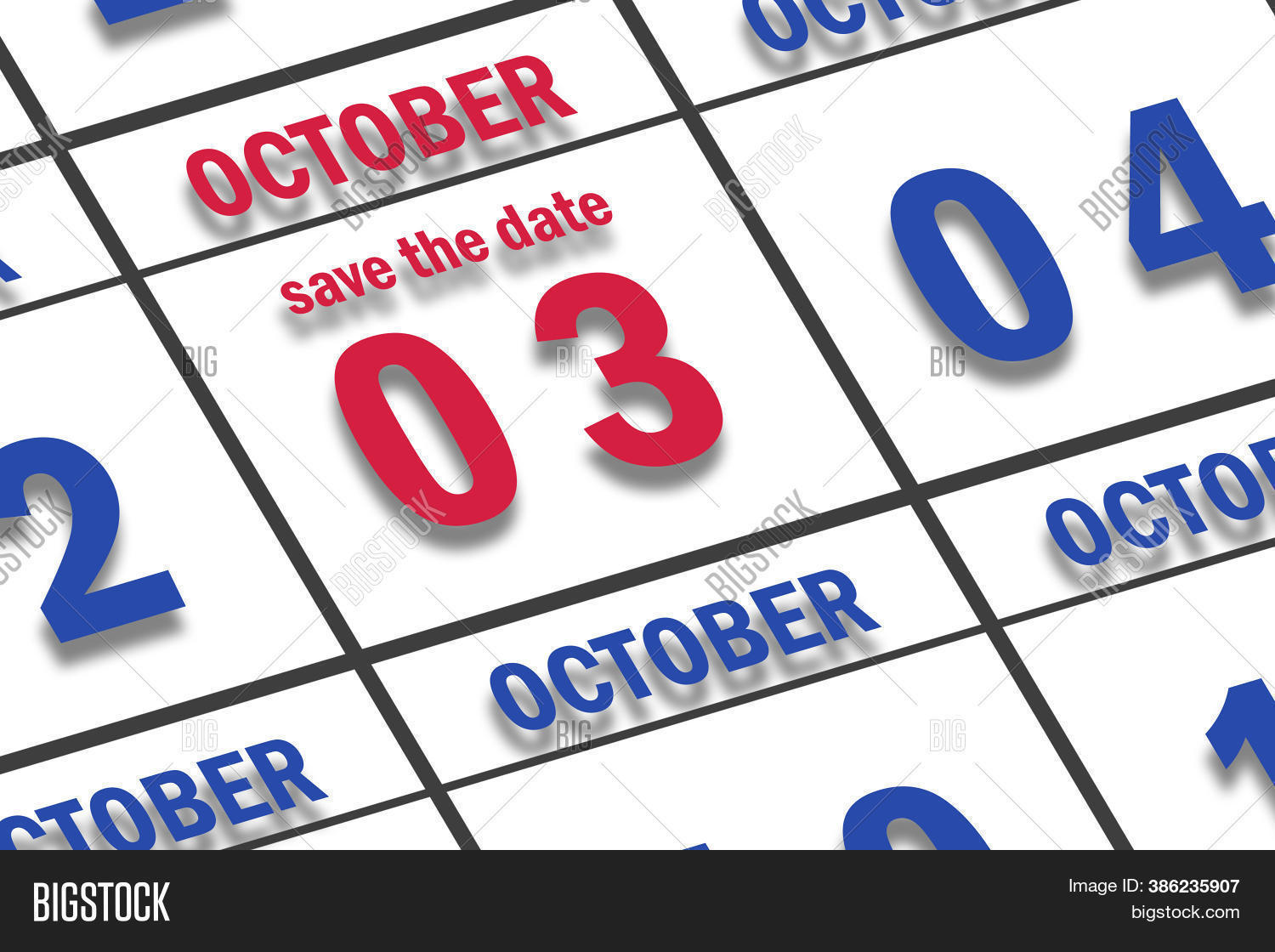 October 3rd. Day 3 Image & Photo (Free Trial) | Bigstock