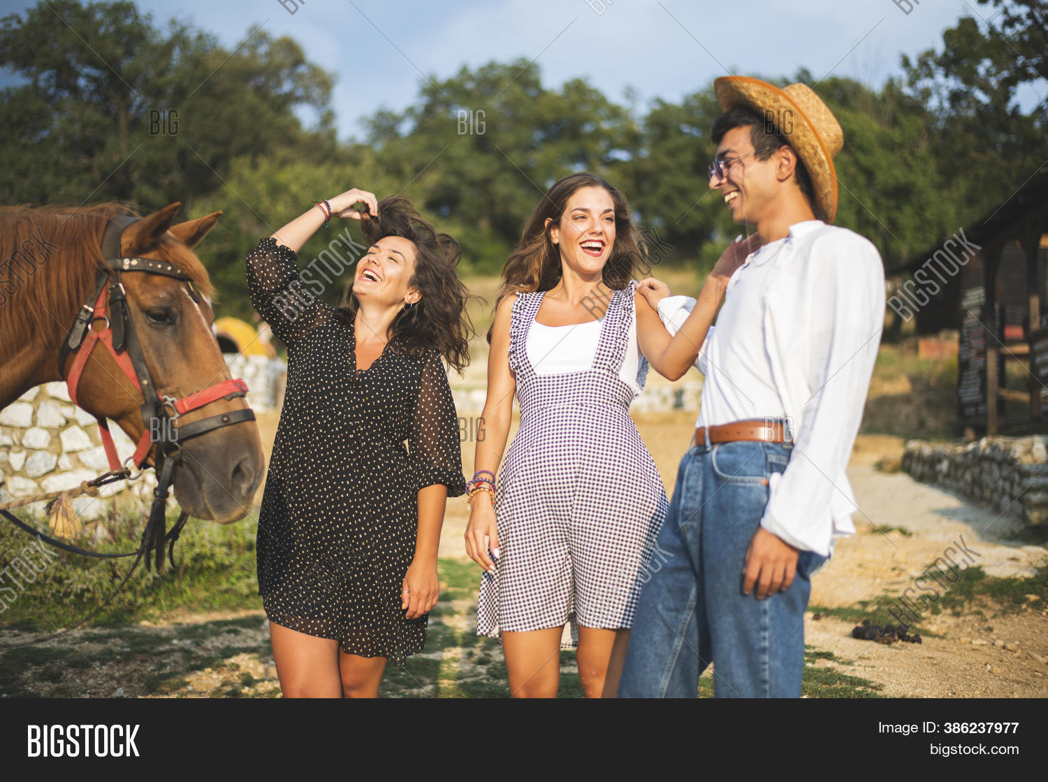 Three Friends Laughing Image & Photo (Free Trial) | Bigstock
