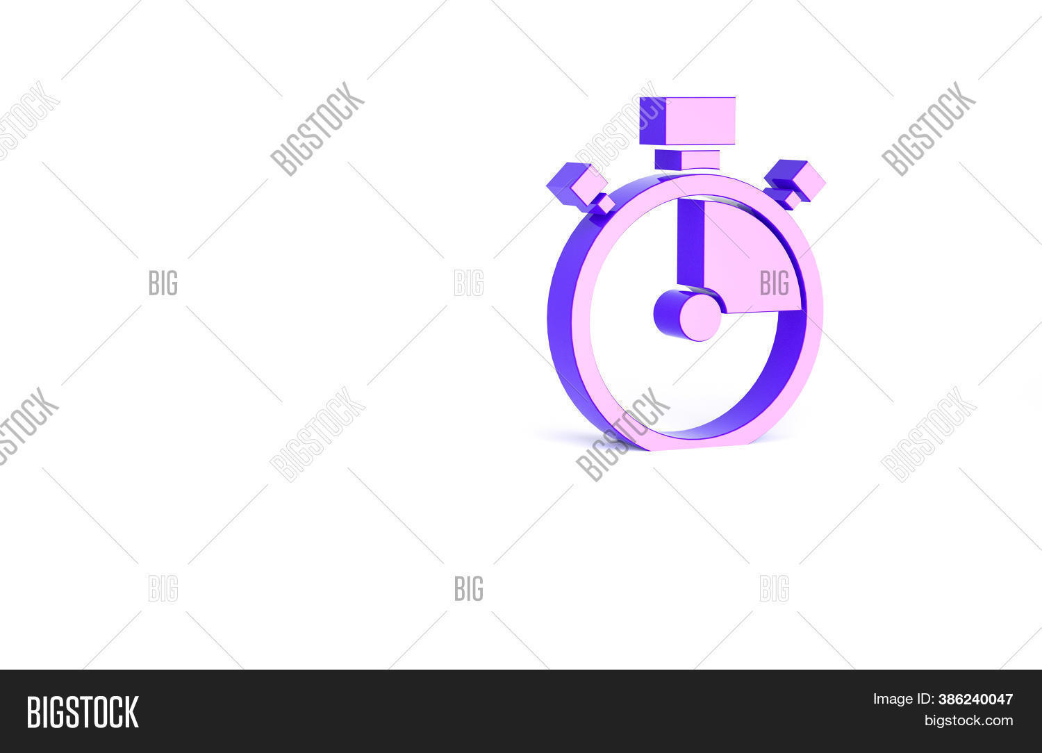 Purple Stopwatch Icon Image & Photo (Free Trial) | Bigstock