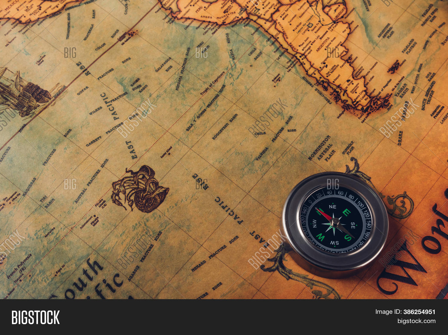Old Compass Discovery Image And Photo Free Trial Bigstock