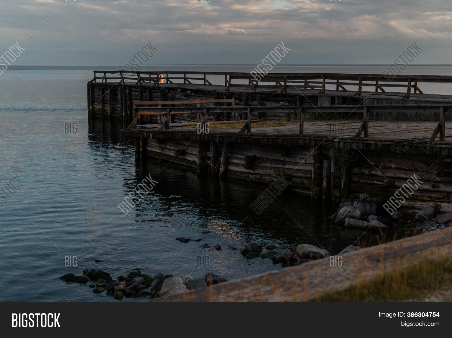 Old Large Wooden Pier Image & Photo (Free Trial) | Bigstock