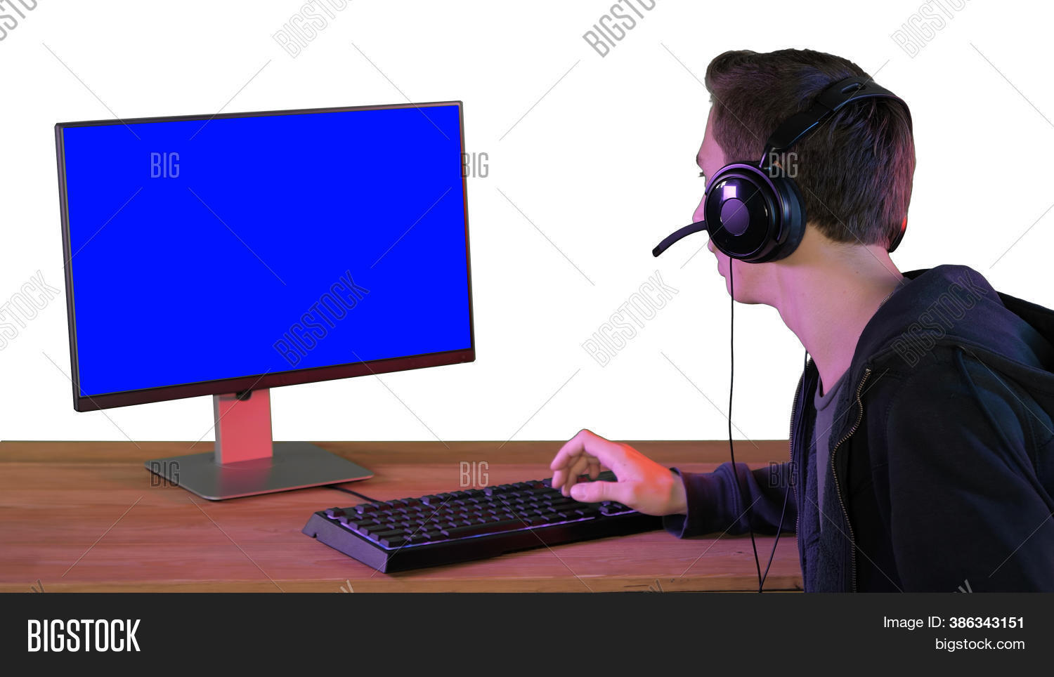 Gamer Talking About Image & Photo (Free Trial) | Bigstock