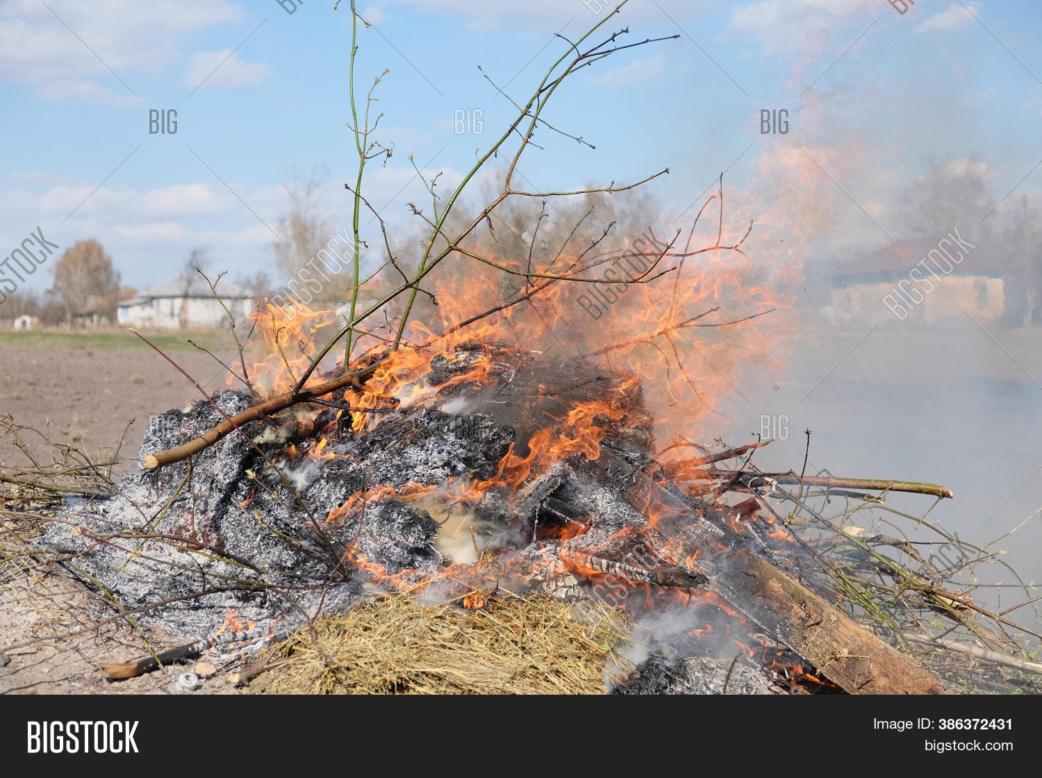 Big Bonfire Open Air. Image & Photo (Free Trial) | Bigstock