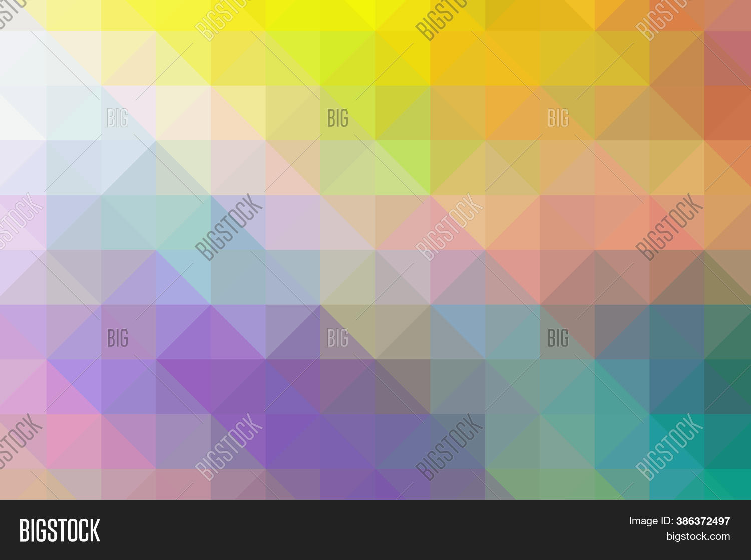 Triangular Pixelation Image & Photo (Free Trial) | Bigstock