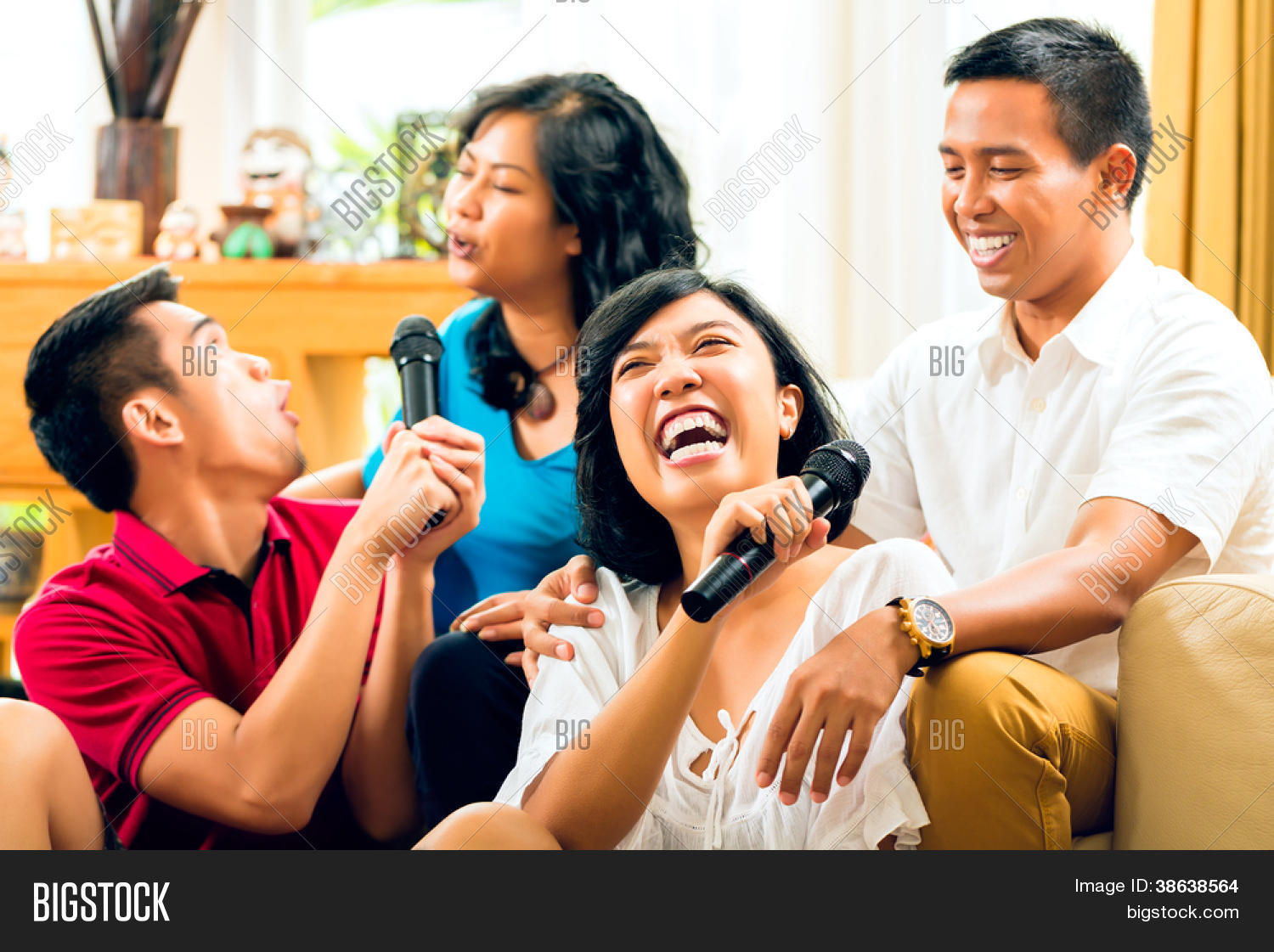 Asian People Singing Image & Photo (Free Trial) | Bigstock