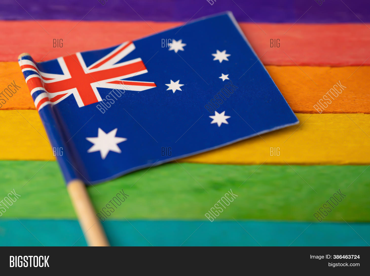Australia Flag On Image & Photo (Free Trial) | Bigstock