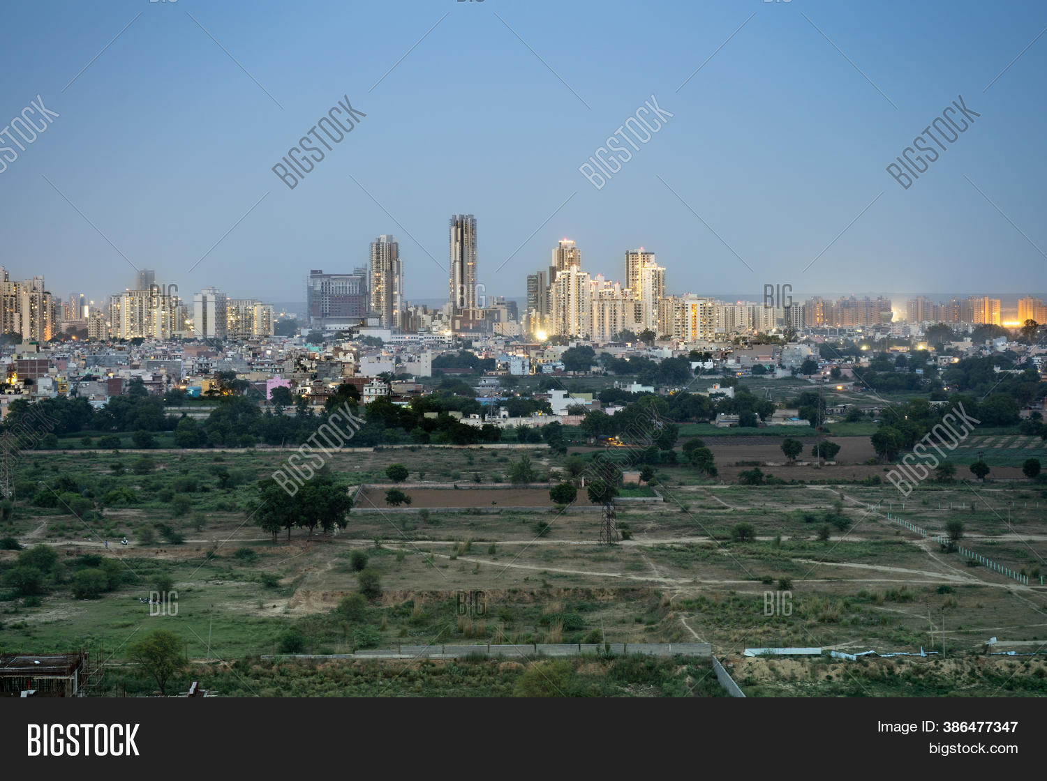 Aerial Dusk Shot Image & Photo (Free Trial) | Bigstock