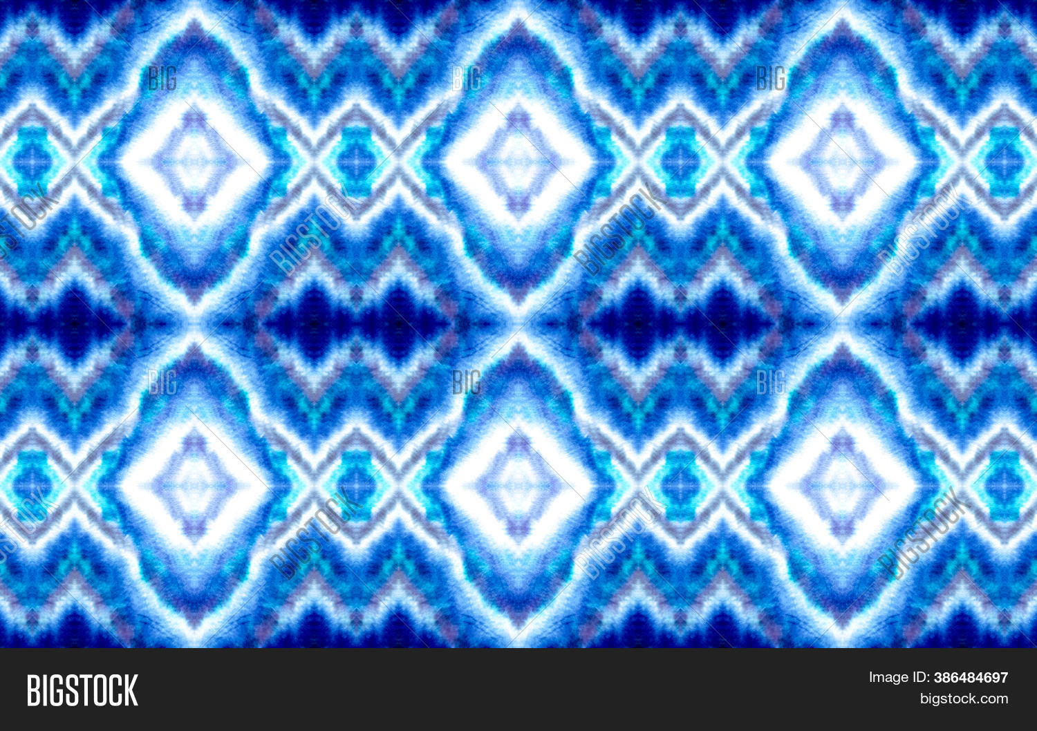 Watercolor Ikat Design Image & Photo (Free Trial) | Bigstock