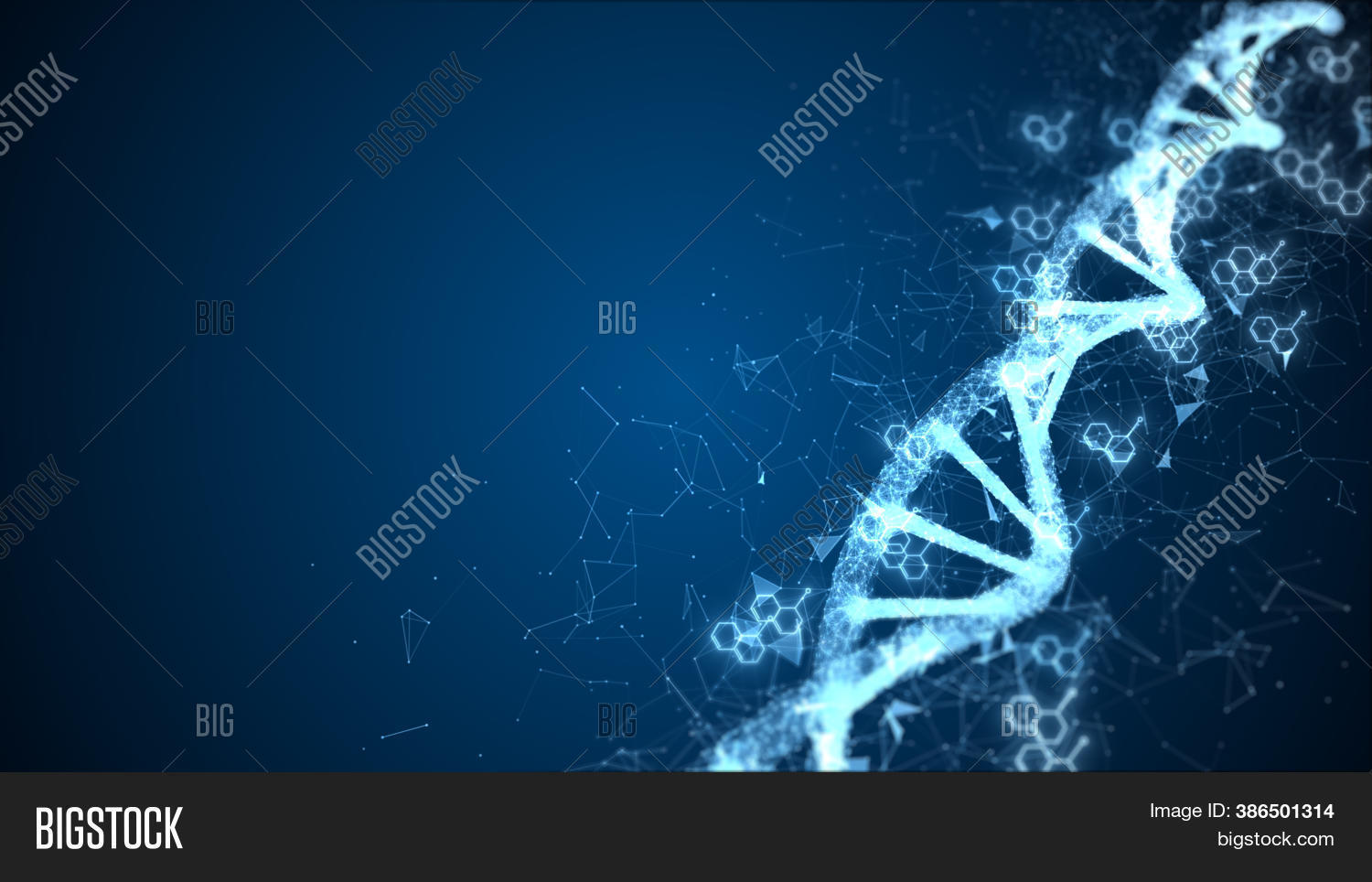 Abstract Digital Dna Image & Photo (Free Trial) | Bigstock