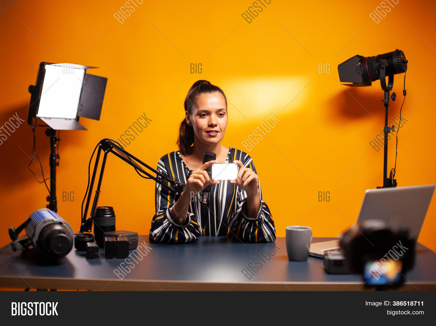 Influencer Talking Image & Photo (Free Trial) | Bigstock