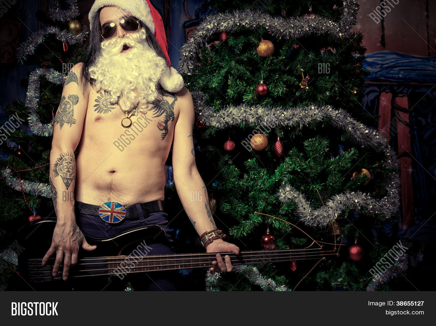Portrait Singing Santa Image & Photo (Free Trial) | Bigstock