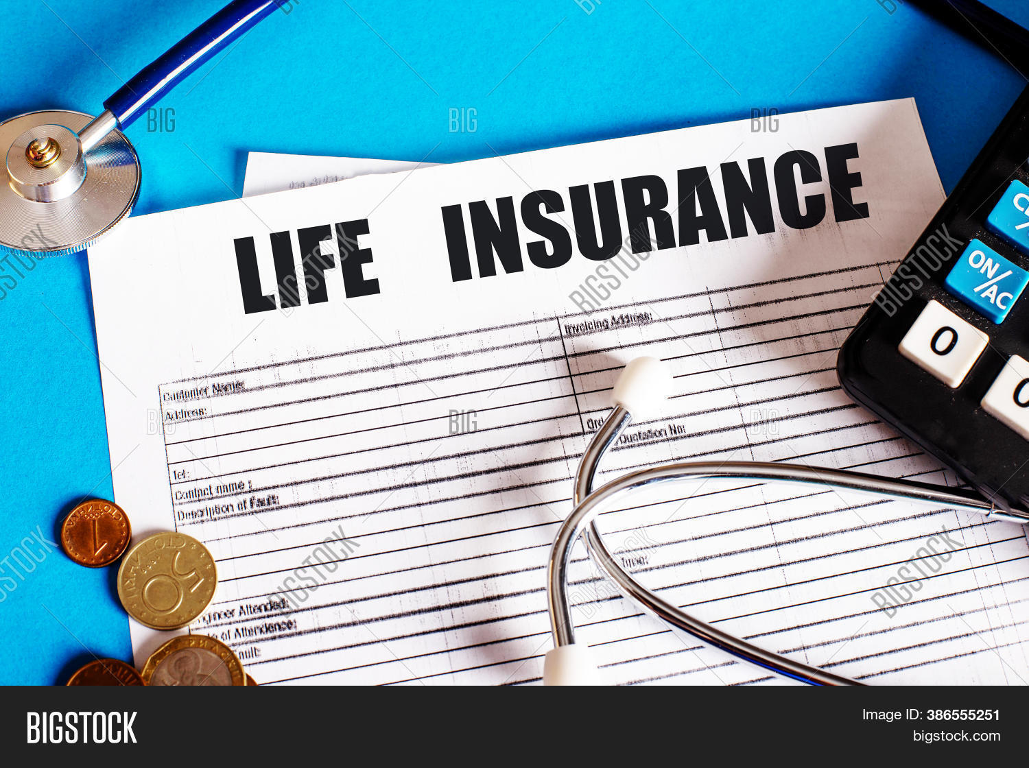 Life Insurance Written Image & Photo (Free Trial) | Bigstock
