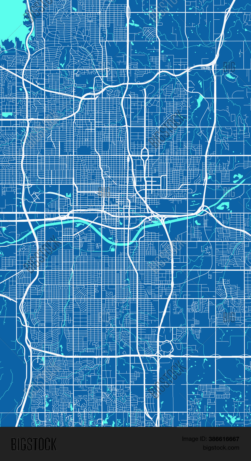 Vector Map Oklahoma Vector & Photo (Free Trial) | Bigstock