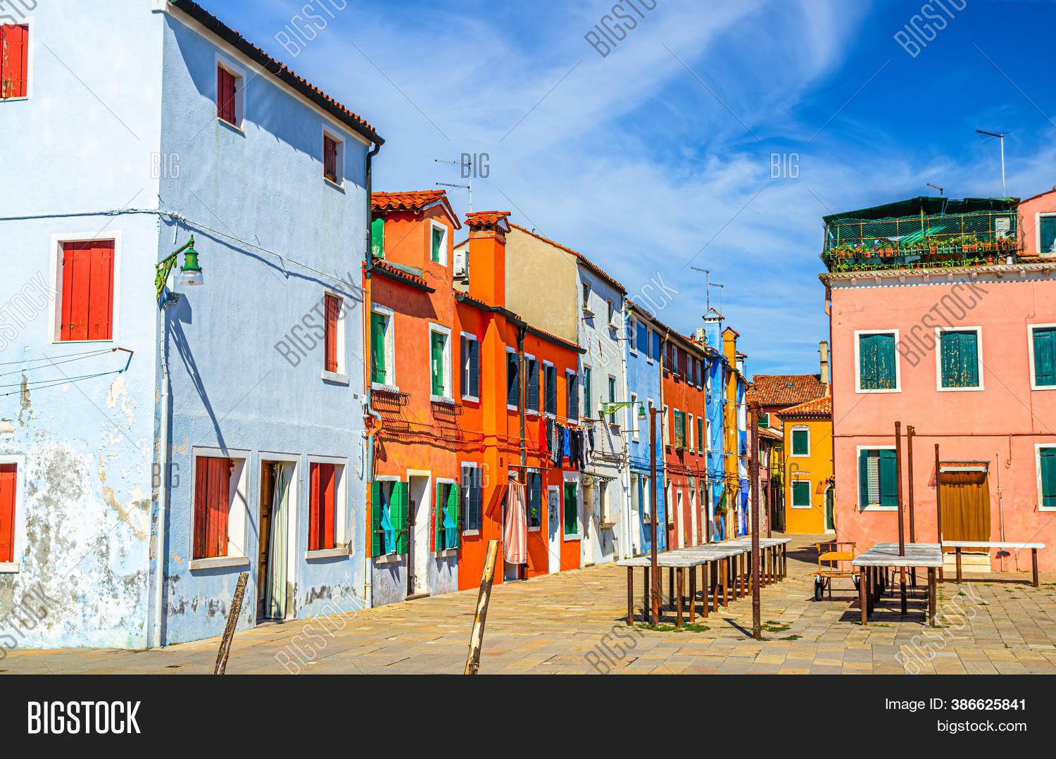 Colorful Houses Burano Image & Photo (Free Trial) | Bigstock