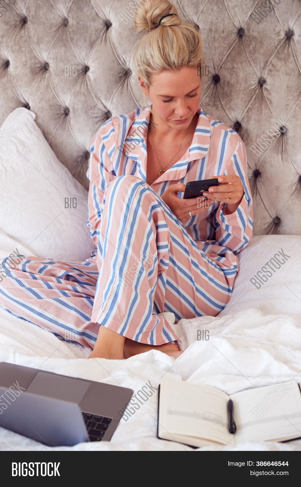 Businesswoman Pyjamas Image & Photo (Free Trial) | Bigstock