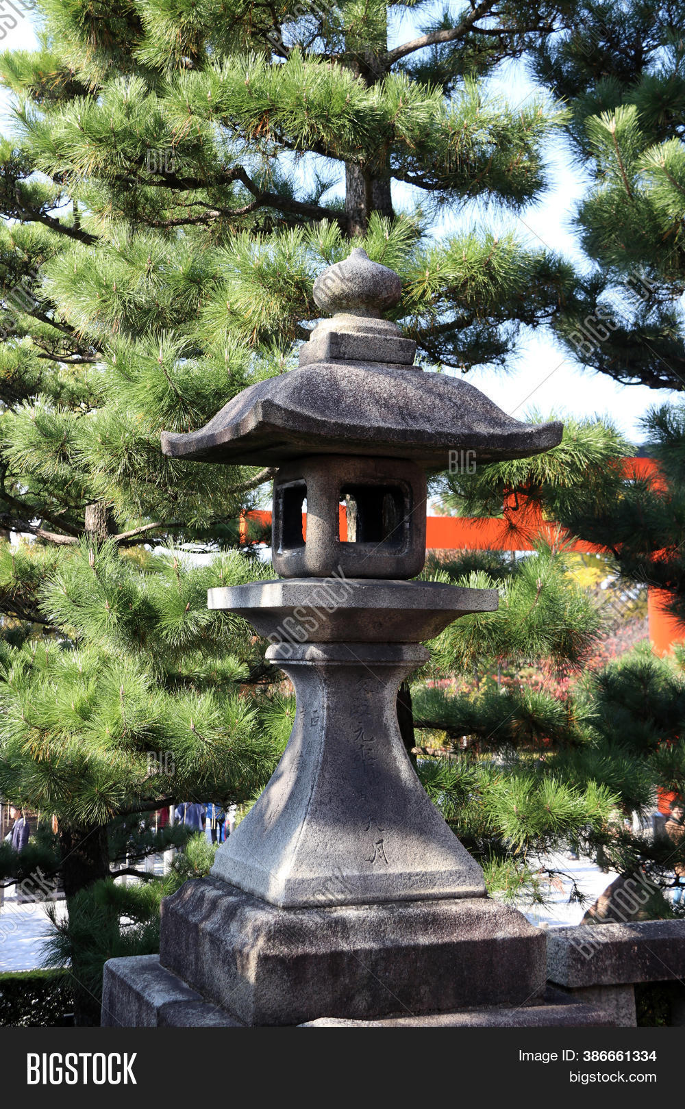 Stone Lantern Japanese Image & Photo (Free Trial) | Bigstock