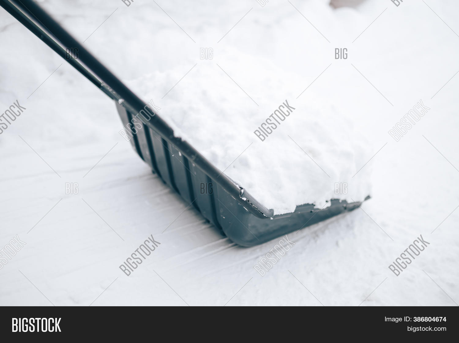Snow Removal By Hand Image & Photo (Free Trial) | Bigstock