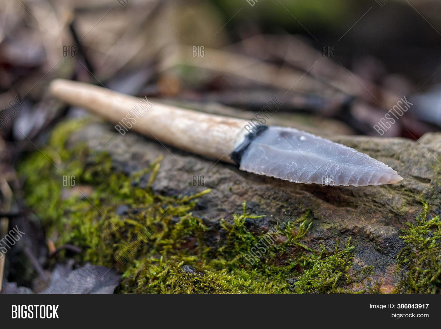 Flint Knife - Stone Image & Photo (Free Trial) | Bigstock