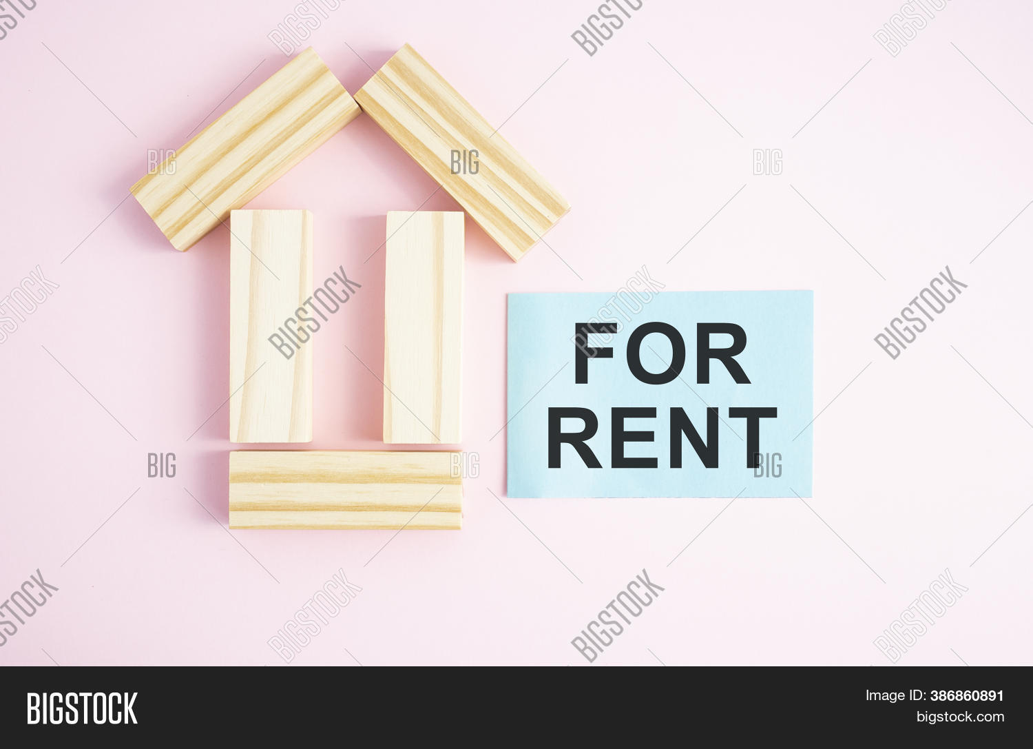 House Rent Label On Image & Photo (Free Trial) | Bigstock