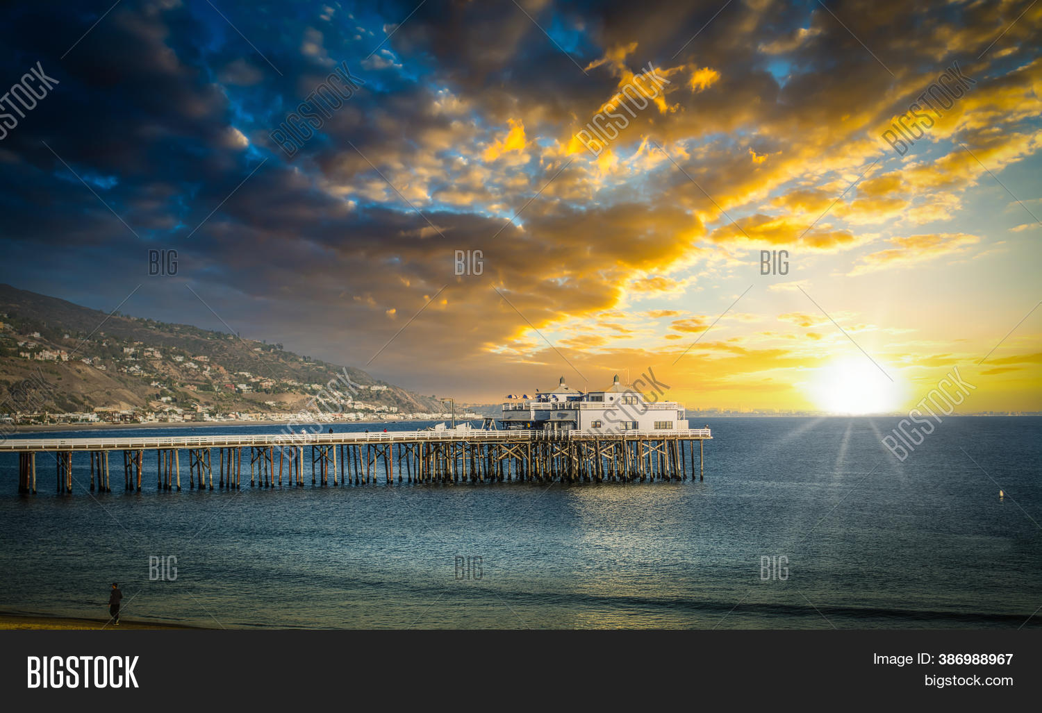 Malibu Pier Under Image & Photo (Free Trial) | Bigstock