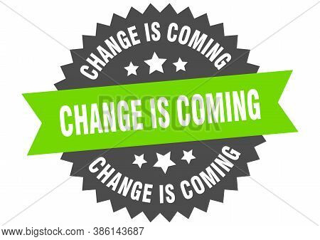 Change Coming Round Vector & Photo (Free Trial) | Bigstock
