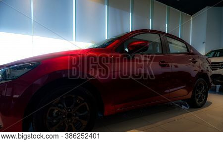 Red Shiny Car Parked Image & Photo (Free Trial) | Bigstock