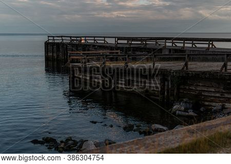 Old Large Wooden Pier Image & Photo (Free Trial) | Bigstock