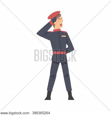 Army Soldier Saluting Vector & Photo (Free Trial) | Bigstock