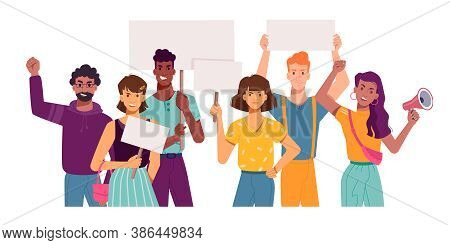 People Protest Vector & Photo (Free Trial) | Bigstock