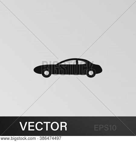 Two-door Car Icon. Vector & Photo (Free Trial) | Bigstock