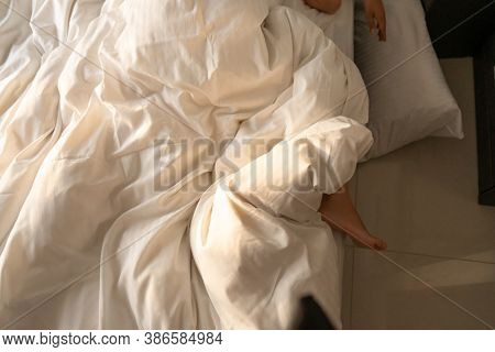Foot Sleeping Girl Image & Photo (Free Trial) | Bigstock