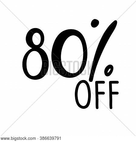 80 Percent Off Vector & Photo (Free Trial) | Bigstock