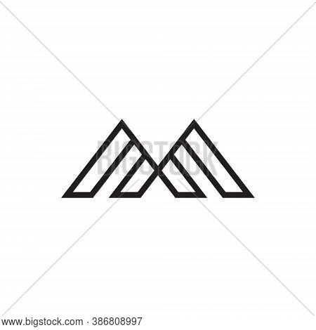 Double M Letter Vector & Photo (Free Trial) | Bigstock