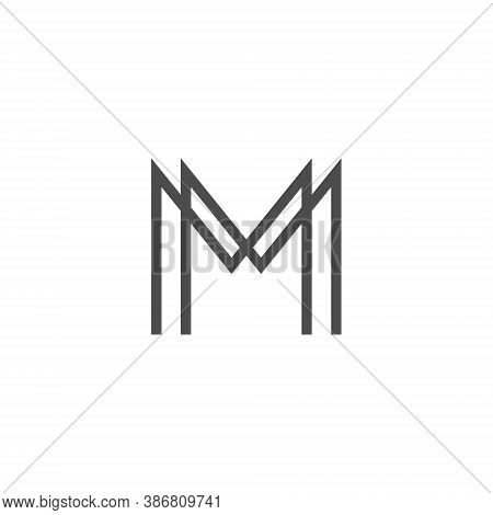 Double M Letter Vector & Photo (Free Trial) | Bigstock