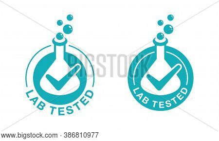 Lab Tested Sign 2 Vector & Photo (Free Trial) | Bigstock