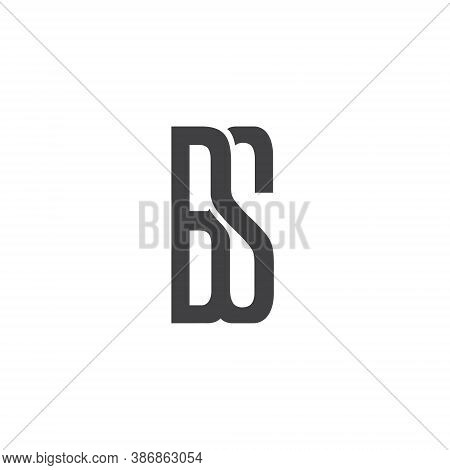B S Letter Lettermark Vector & Photo (Free Trial) | Bigstock