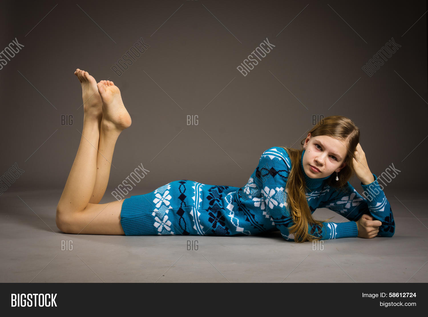 Teen Girl Posing Image & Photo (Free Trial) | Bigstock