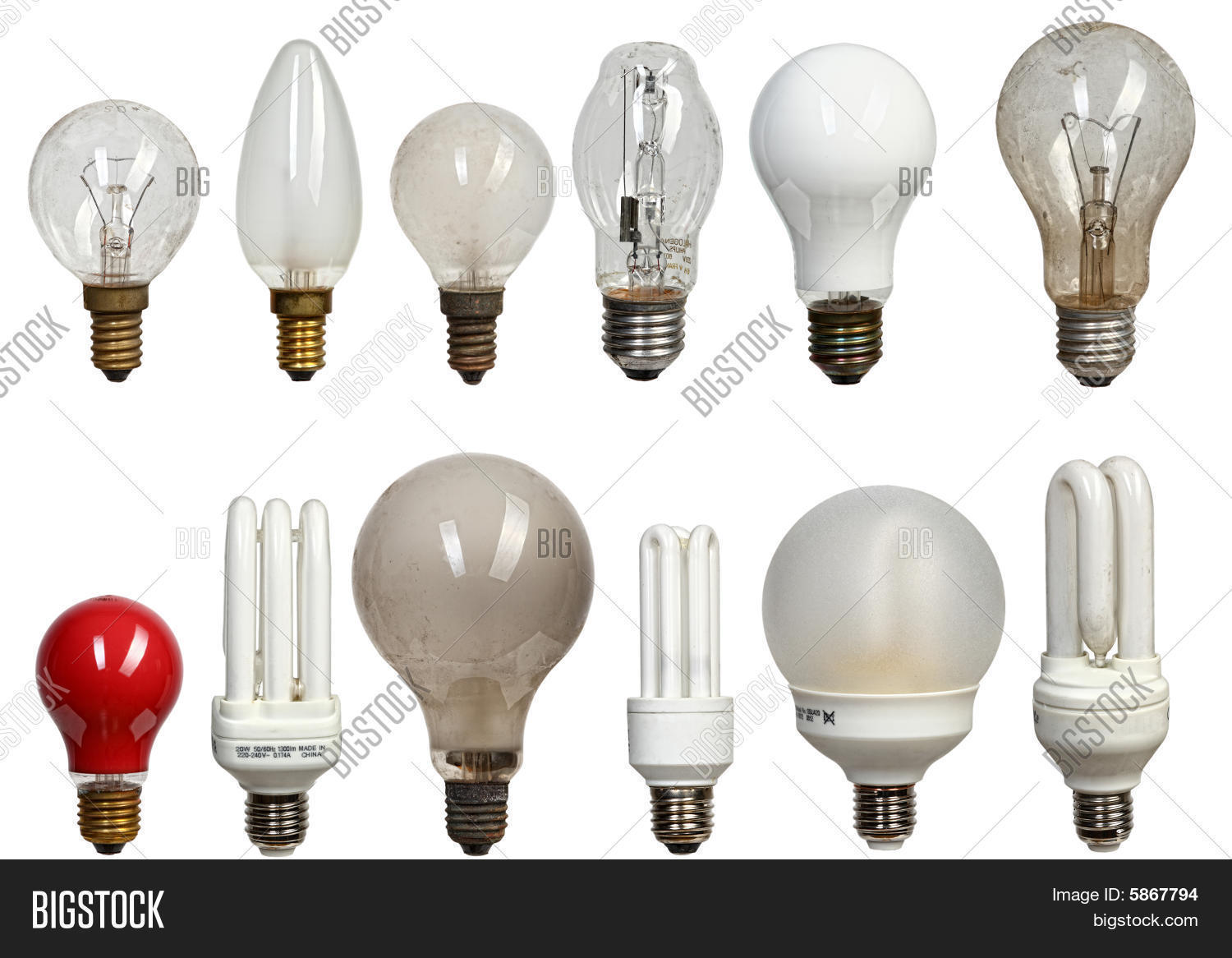 Light Bulbs Collection Image & Photo (Free Trial) | Bigstock