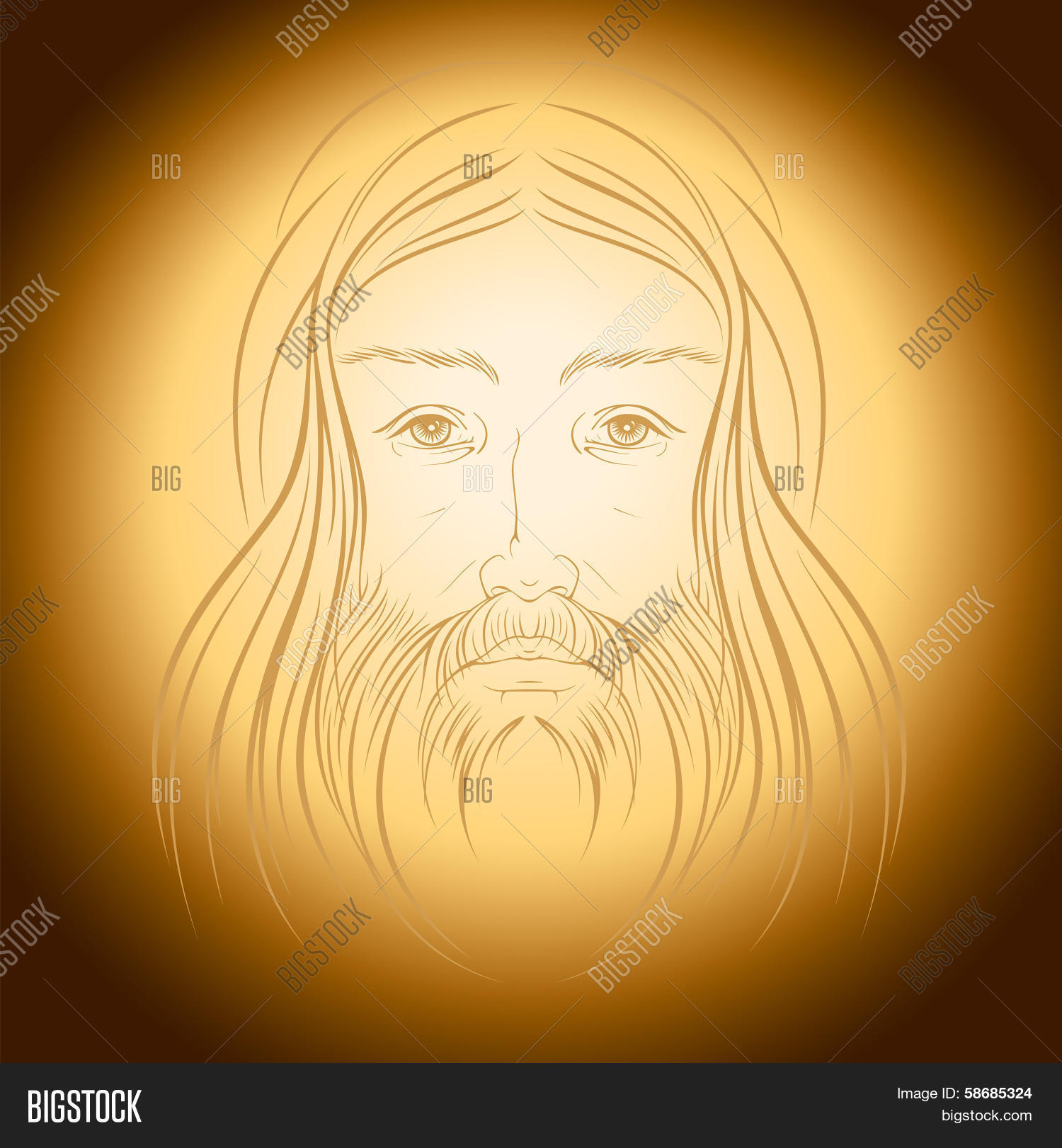 Jesus Christ Gloria Vector & Photo (Free Trial) | Bigstock