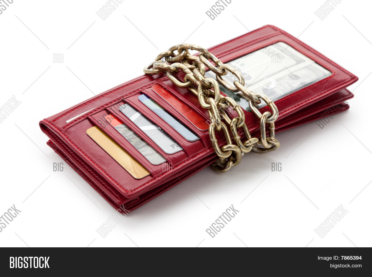 Red Wallet Chain Image & Photo (Free Trial) | Bigstock