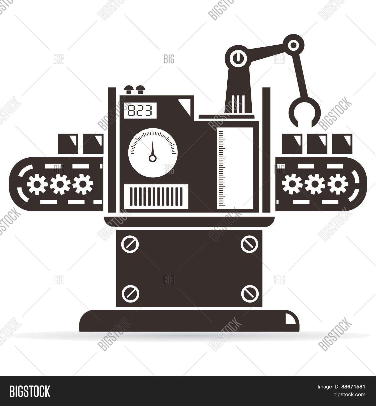 Factory Machine Vector