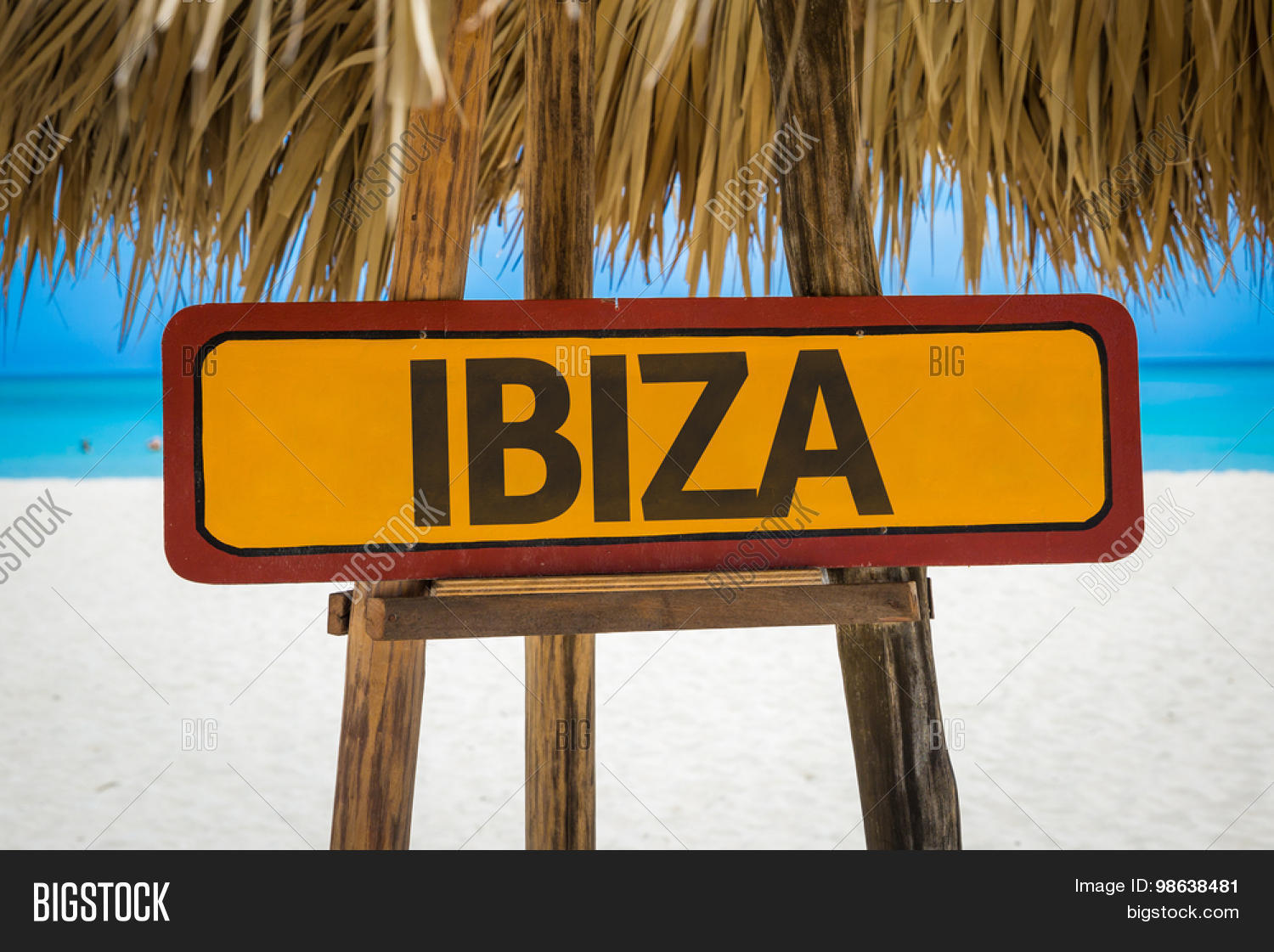 Ibiza Sign Beach Image & Photo (Free Trial) | Bigstock