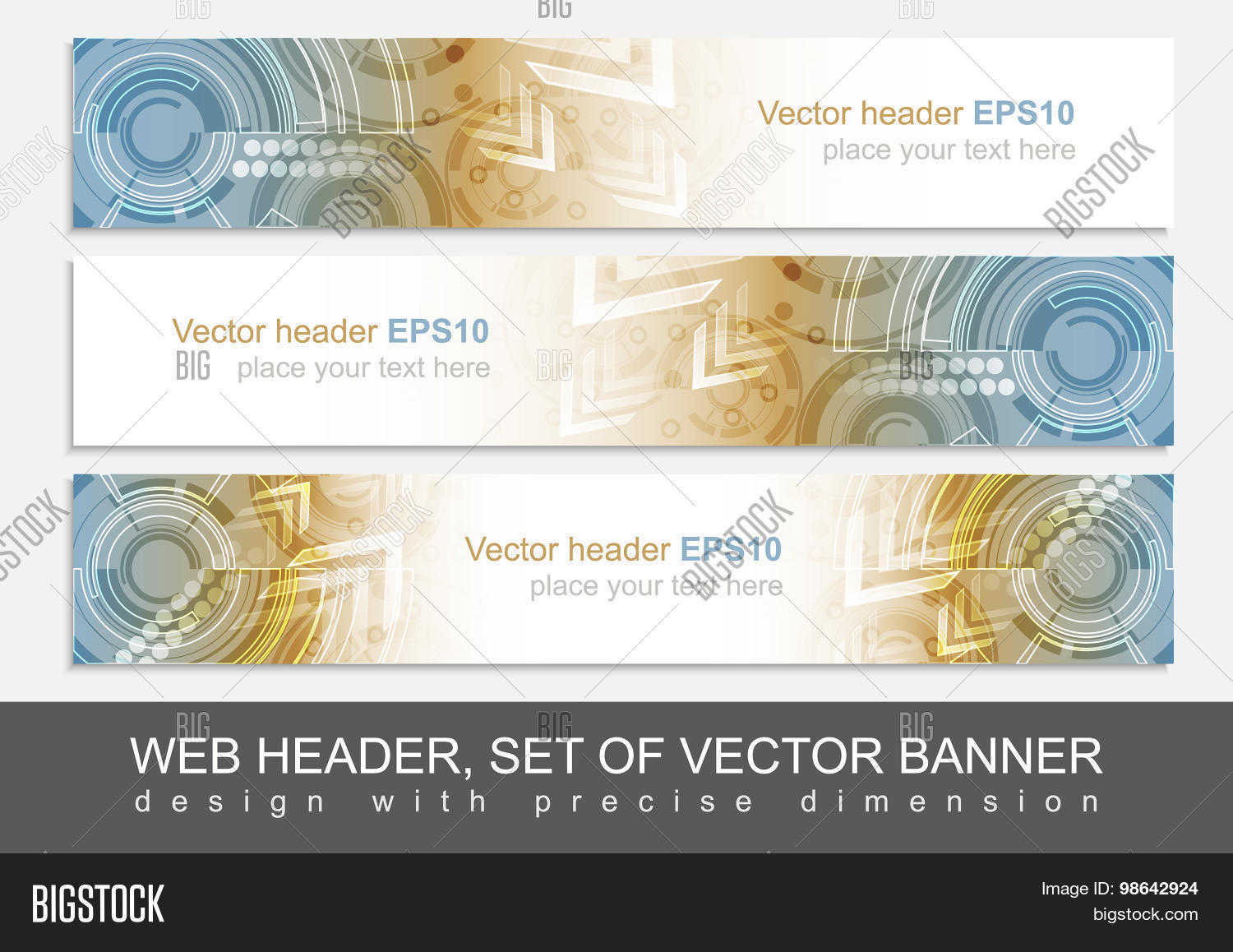 Website Header Banner Vector & Photo (Free Trial) | Bigstock