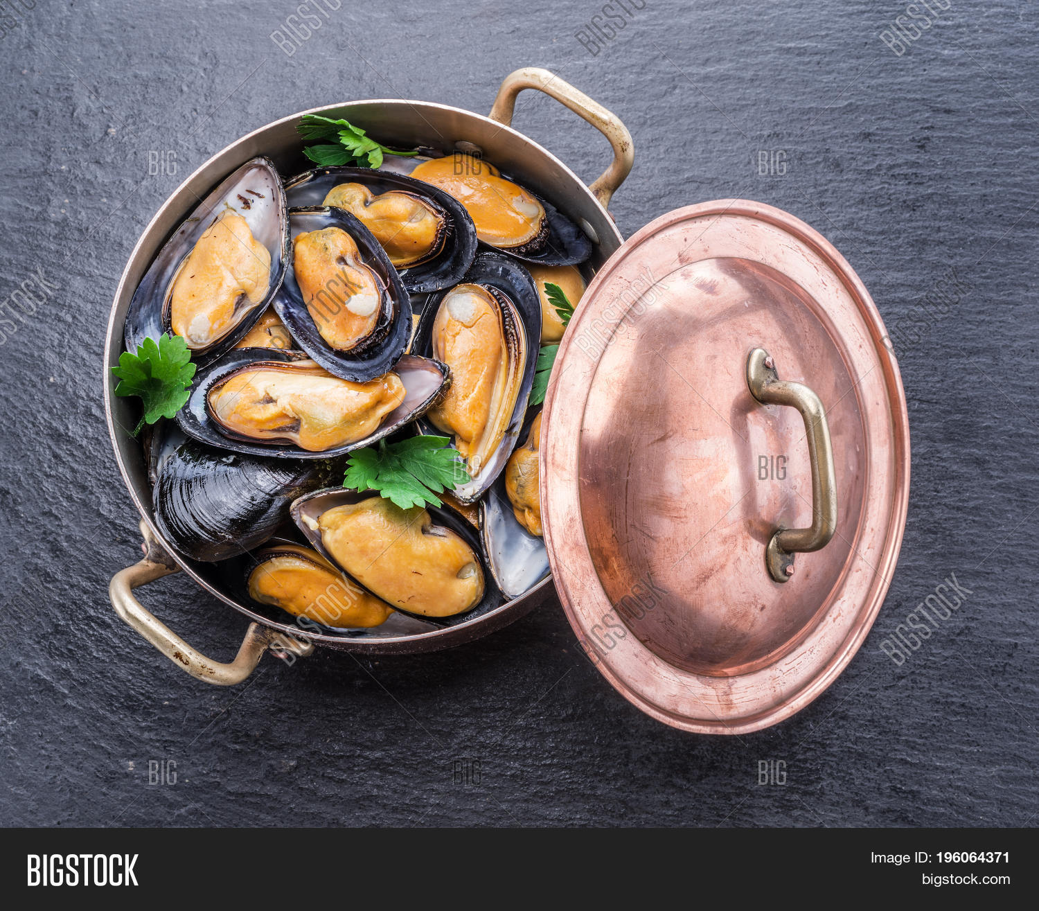 Boiled Mussels Copper Image & Photo (Free Trial) | Bigstock