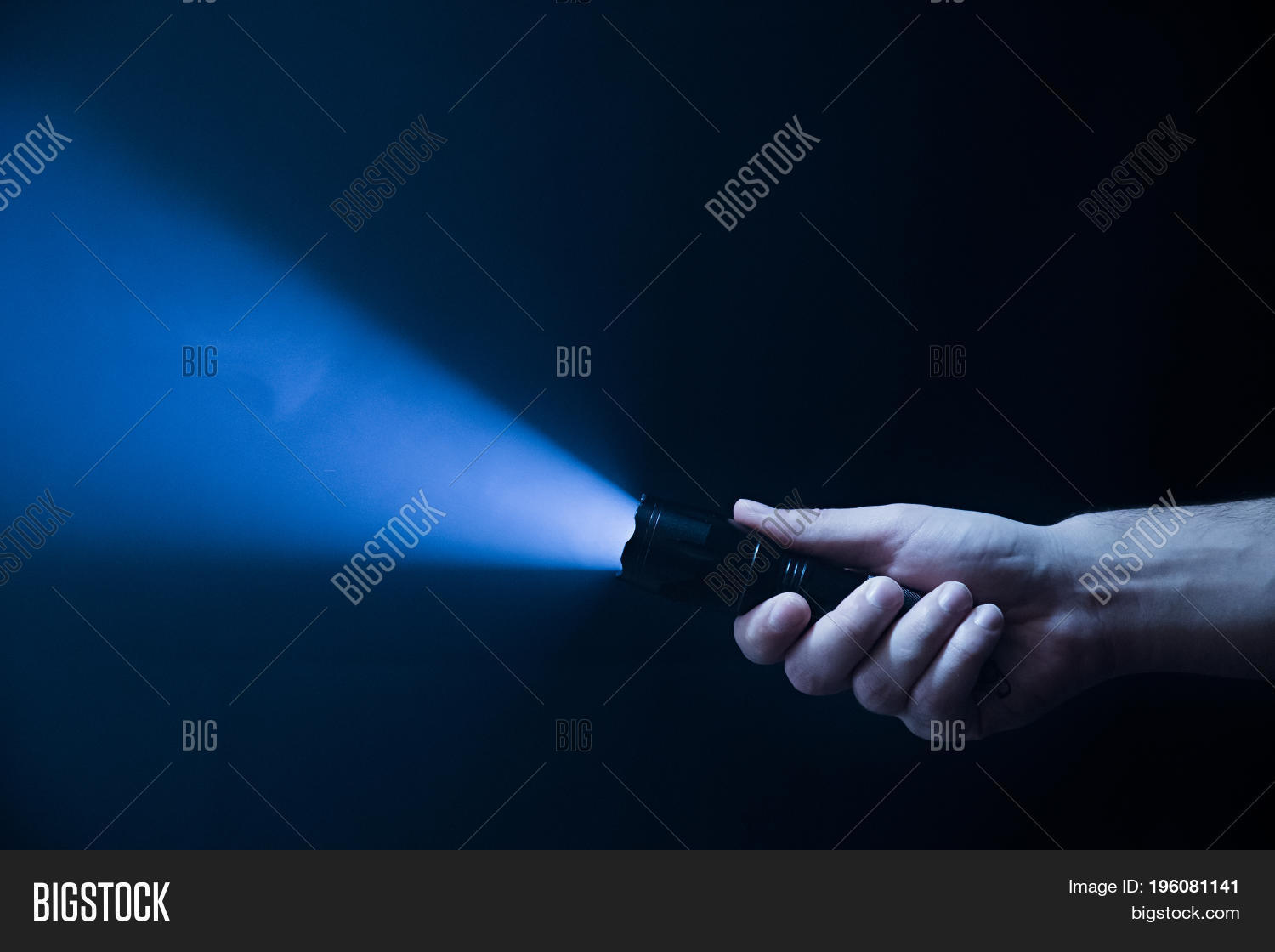 Flashlight Man's Hand Image & Photo (Free Trial) | Bigstock