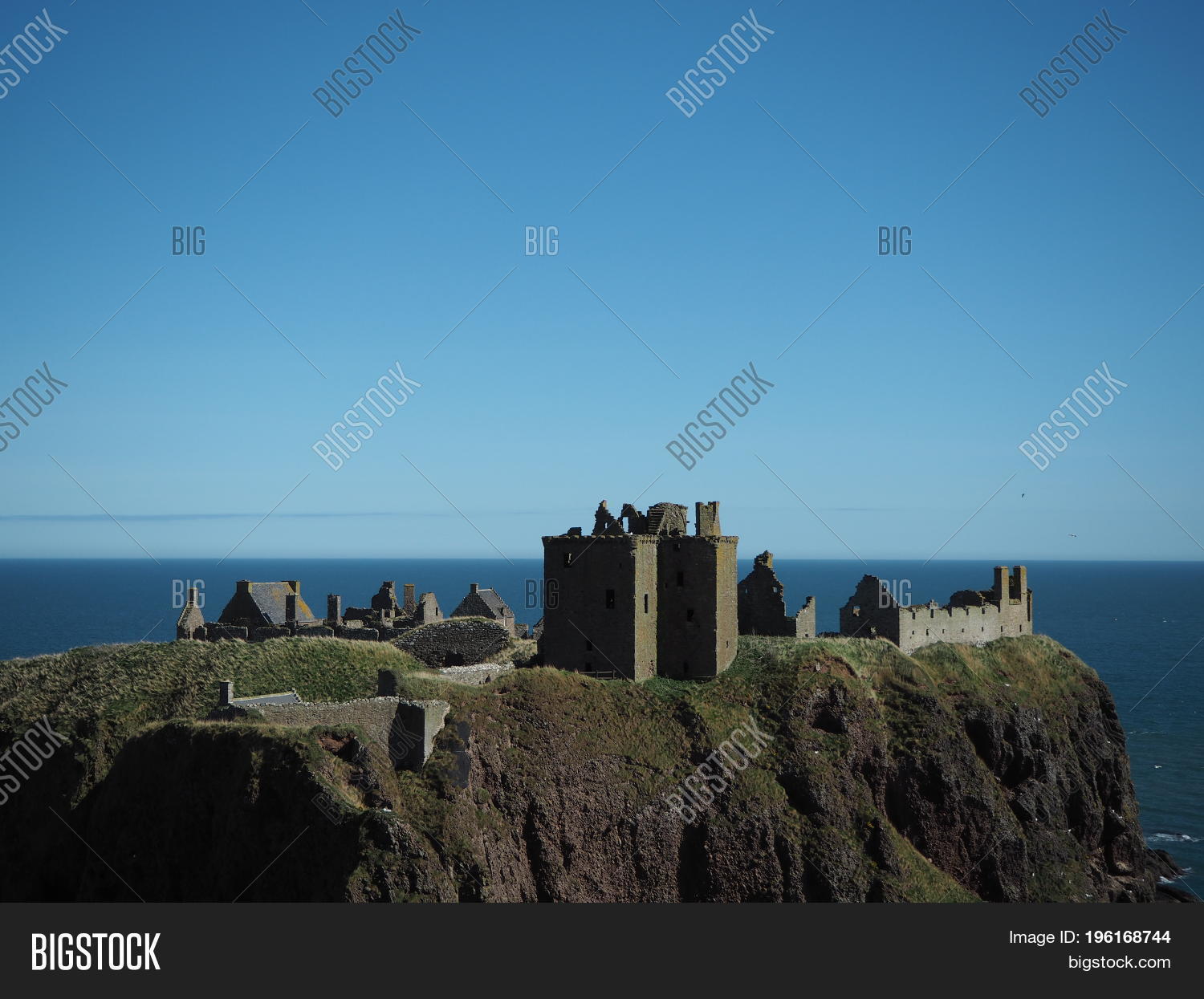 Dunnottar Castle Over Image & Photo (Free Trial) | Bigstock