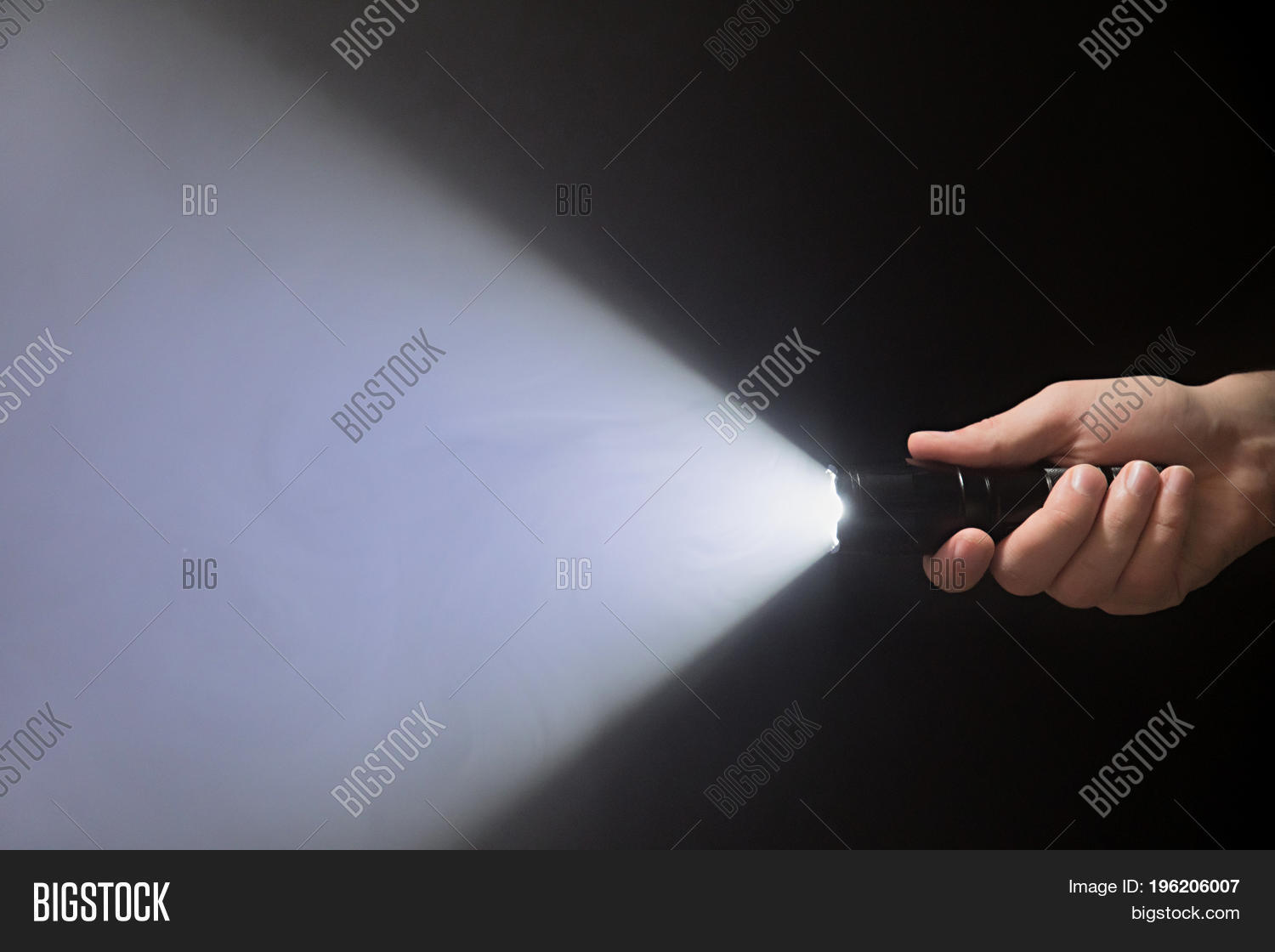 Black Flashlight Beam Image & Photo (Free Trial) | Bigstock