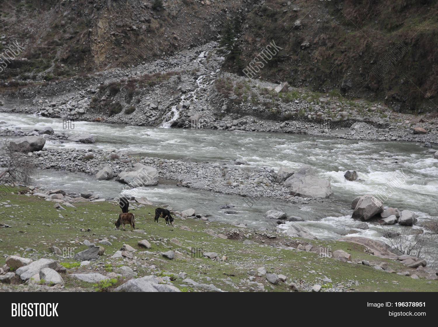 Valley Side View River Image & Photo (Free Trial) | Bigstock