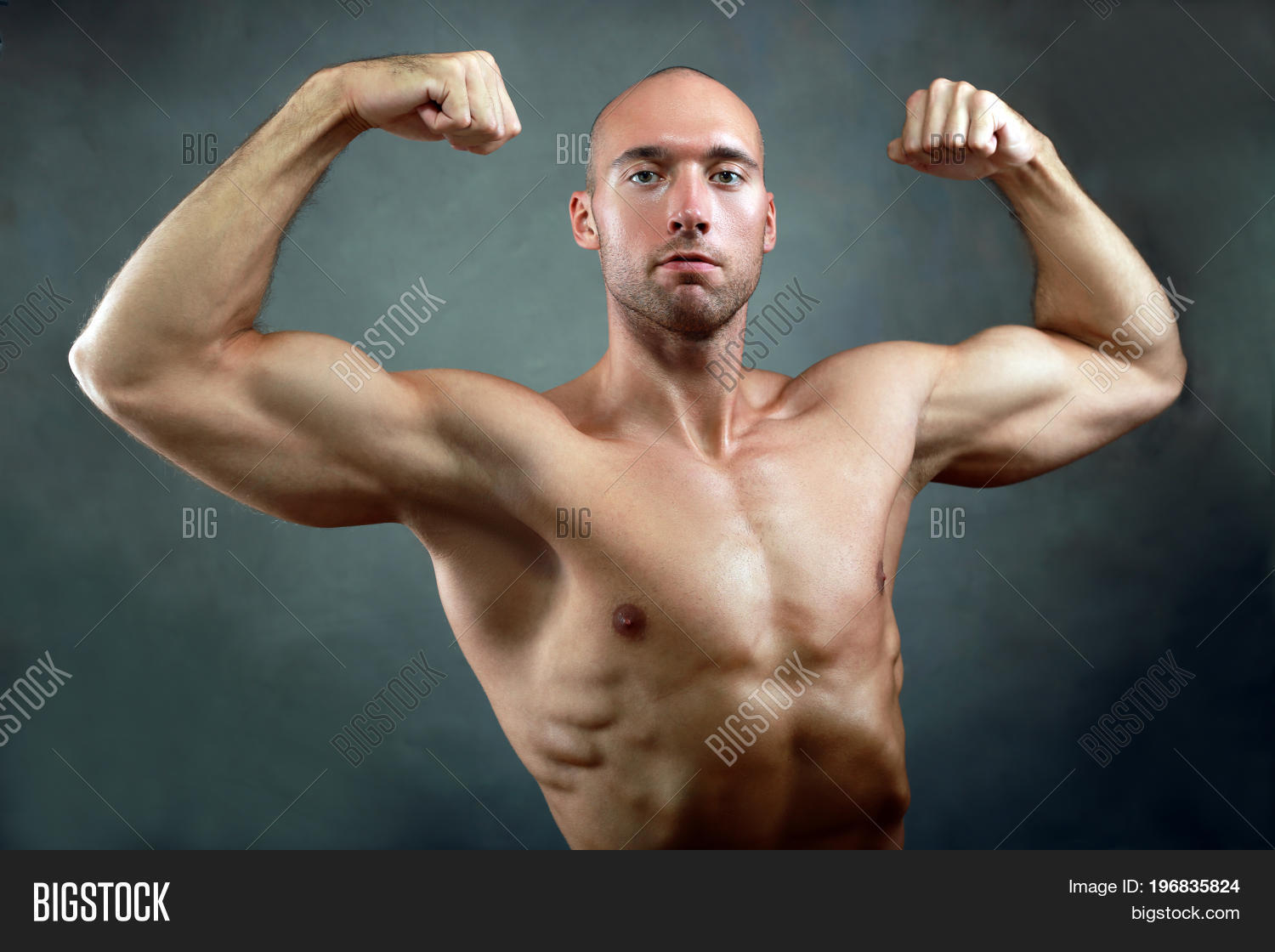 Muscular Man Posing Image & Photo (Free Trial) | Bigstock
