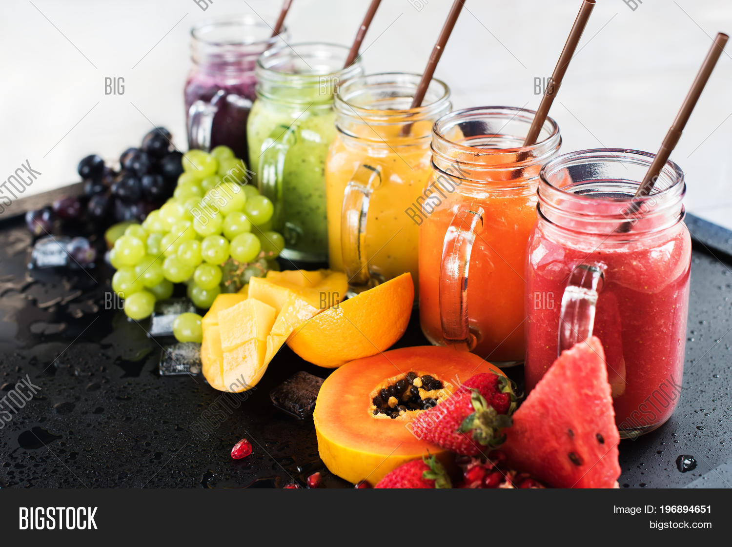 Fresh Color Juices Image & Photo (Free Trial) | Bigstock